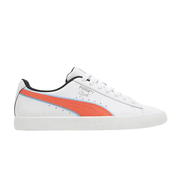 PUMA Clyde Airbrush Sneakers - White