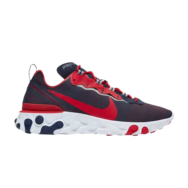 Nike Nfl X React Element 55 'new England Patriots' Sneakers - Blue