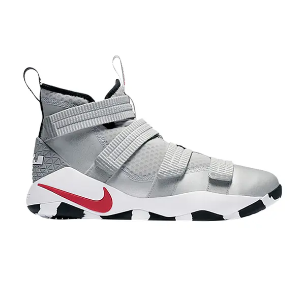 Nike Lebron Soldier High-top Sneakers - Silver