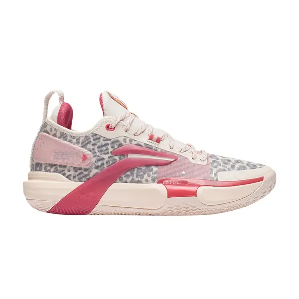 LI-NING Speed Premium Leopard Sneakers - Cream