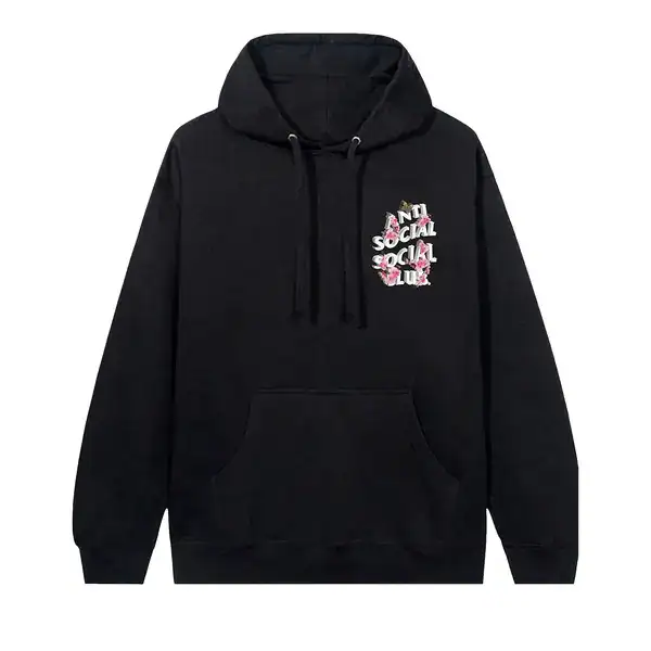 Anti Social Social Club X Kkoch 4k Hoodie - Black | Editorialist