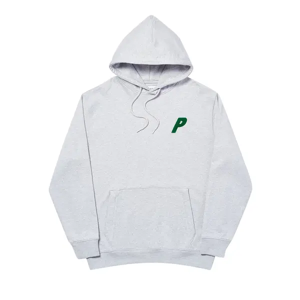 PALACE Tri-chenille Hood Marl - Grey