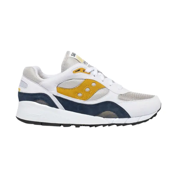 Saucony Shadow 6000 Gold Sneakers - White
