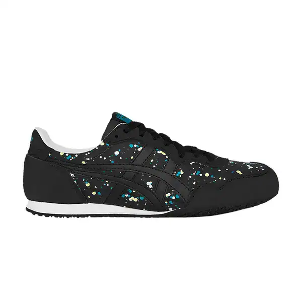 Onitsuka Tiger Wmns Serrano ' Paint Splatter - Black | Editorialist