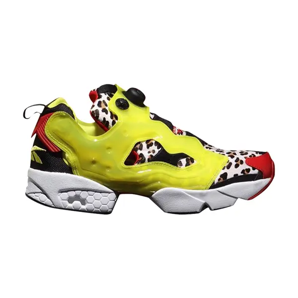 REEBOK Atmos X Instapump Fury 'citron Animal' Sneaker - Yellow