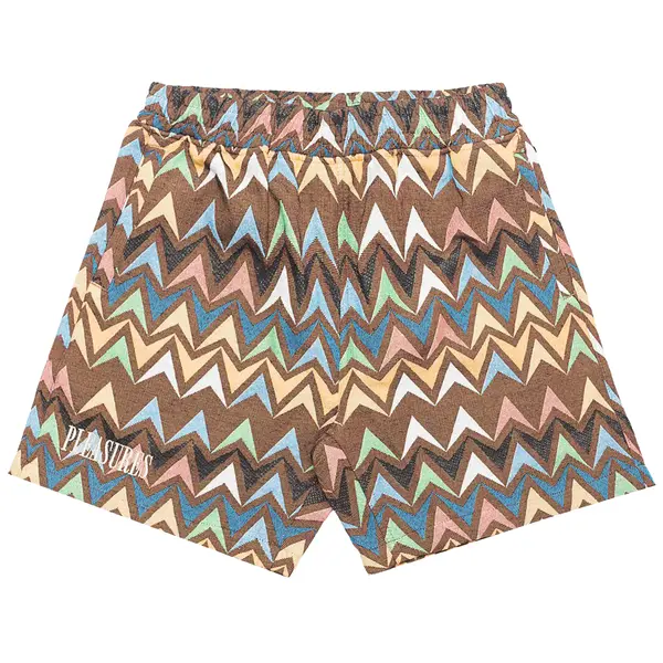 PLEASURES Basket Woven Shorts - Brown