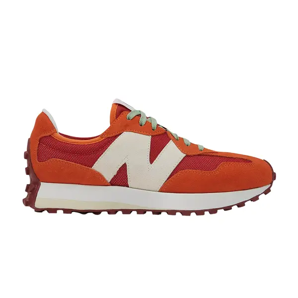 NEW BALANCE Todd Snyder X 327 'farmers Market Pack Pomegranate' Sneakers - Orange