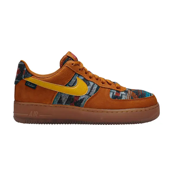 Nike Force 1 Low 'n7 Pendleton' Sneakers - Gold