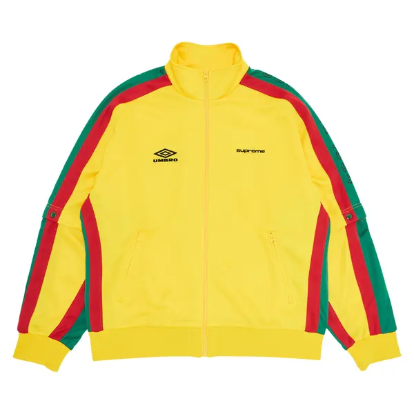Supreme X Umbro Snap Sleeve Jacket - Yellow
