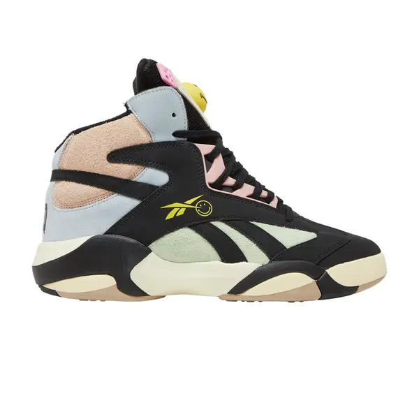 REEBOK Smiley X Shaq Attaq '50th Anniversary' High-top Sneakers - Black