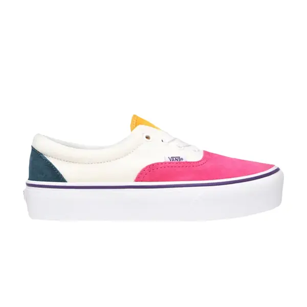 VANS Era Platform 'mini Cord' Sneakers - White