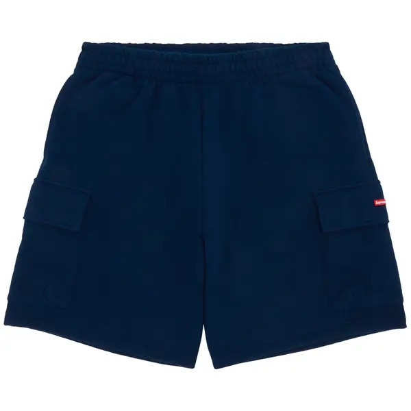 Supreme Small Box Baggy Cargo Sweatshort - Blue