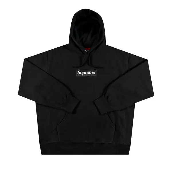 Supreme Box Logo Hooded Sweatshirt - Black