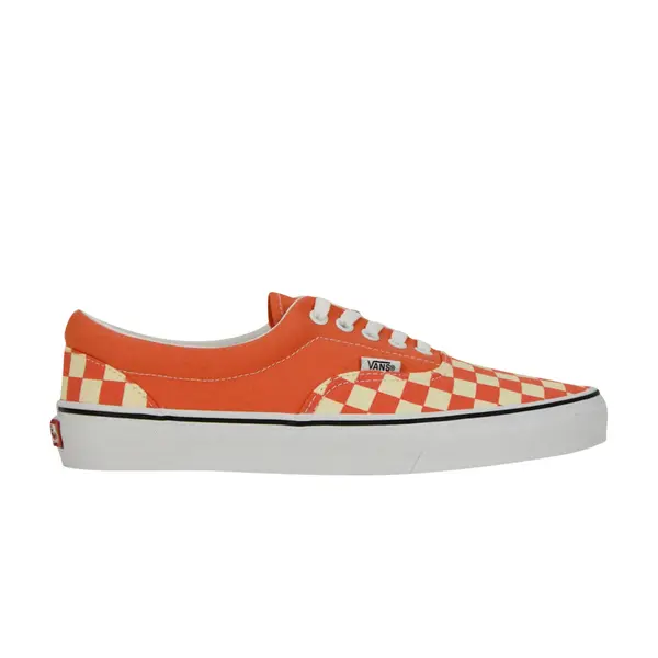 VANS Era Checkerboard Sneakers - Orange