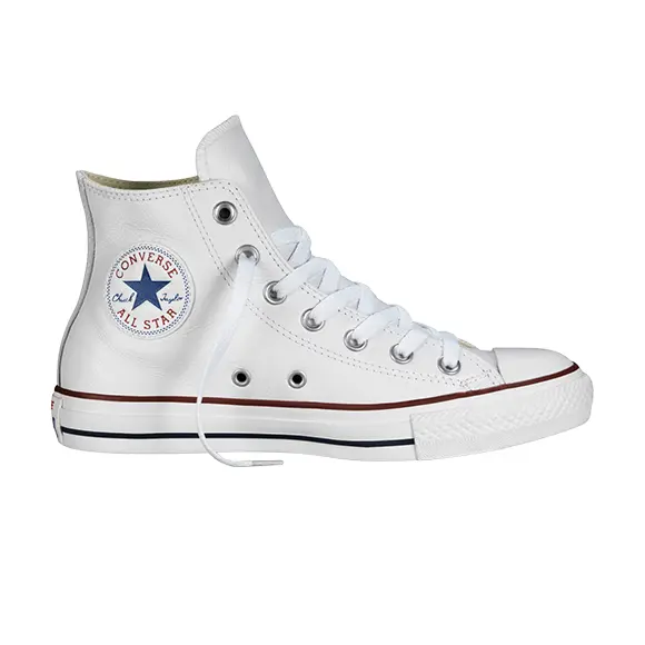 CONVERSE Chuck Taylor All Star Leather High-top Sneakers - White