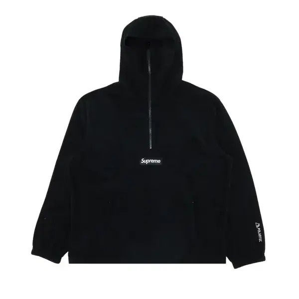 Supreme Hooded Zip Up Thermal - Black | Editorialist
