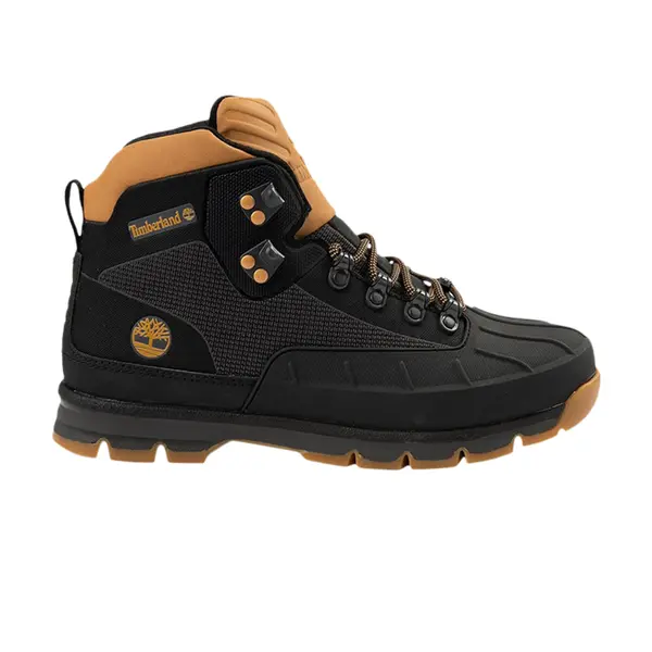 Timberland Euro Hiker Shell Jacquard Boots - Black