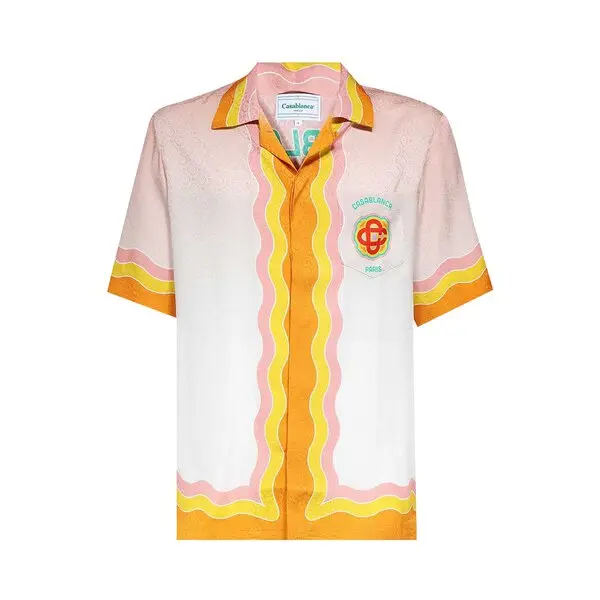 Casablanca Cuban Collar Shirt
