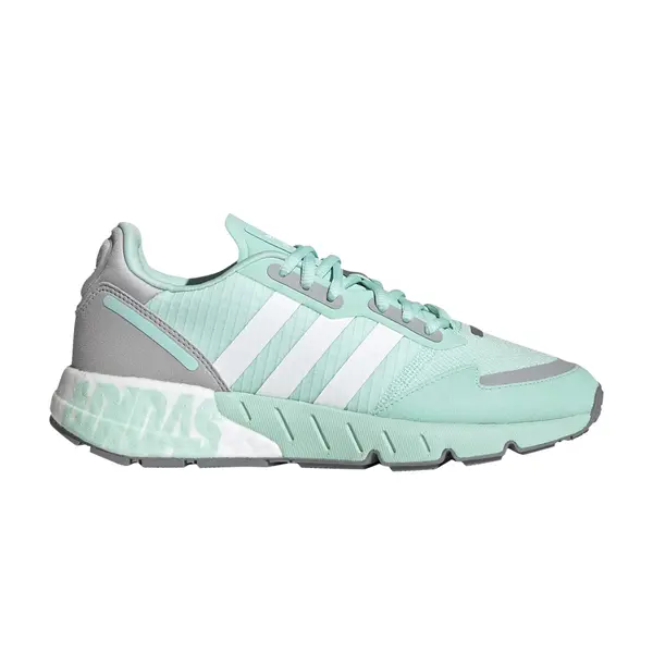 Adidas Zx 1k Boost 'bold Logo Graphic - Green