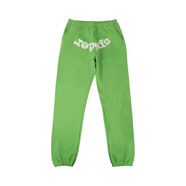 SP5DER Logo Print Sweatpants - Green