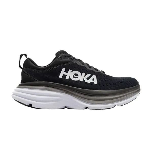 Hoka Bondi D Wide Athletic Sneakers - Black