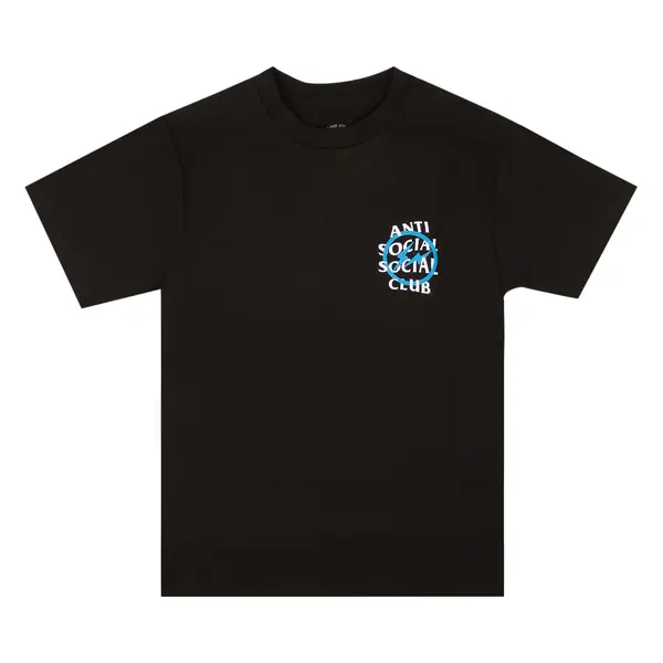 ANTI SOCIAL SOCIAL CLUB X Fragment Design Blue Bolt Tee - Black