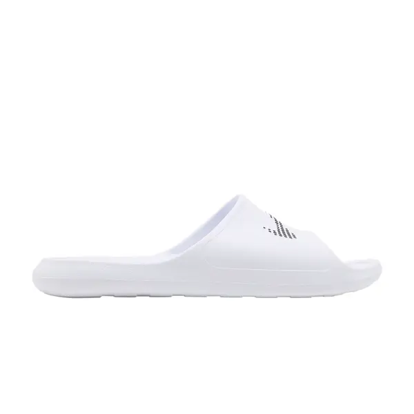 Nike Victori One Slide Polka Swoosh - White