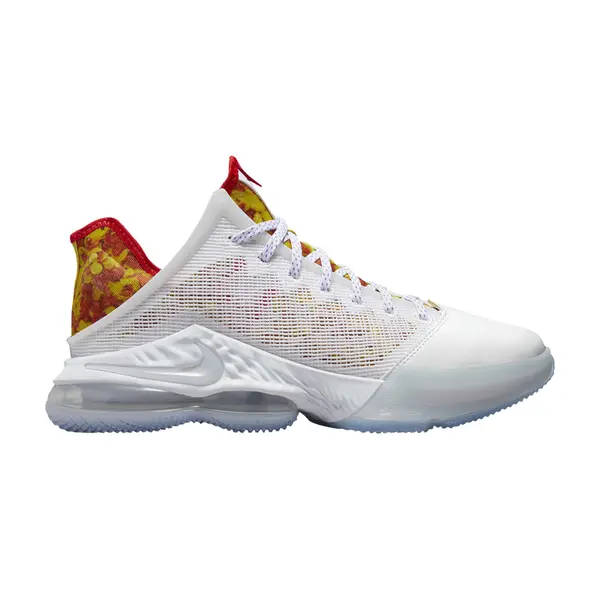 Nike Flintstone X Lebron 19 Low 'magic Fruity Pebbles' Sneakers - White