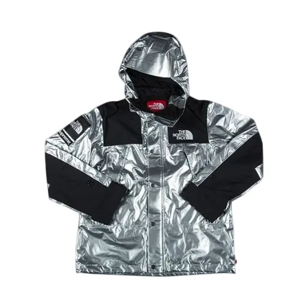 Supreme X The North Face Metallic Mountain Parka - Silver