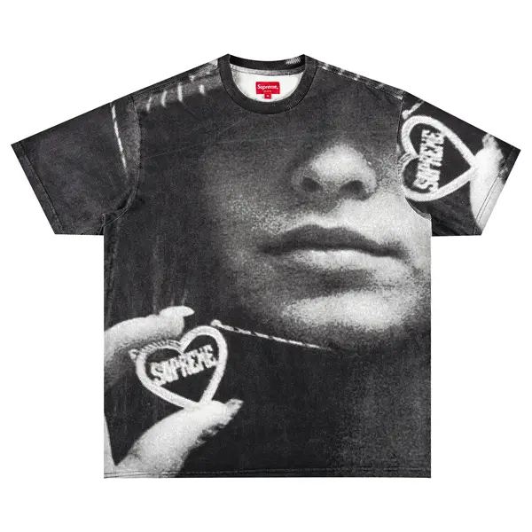 Supreme Kim Necklace Short-sleeve Top - Black