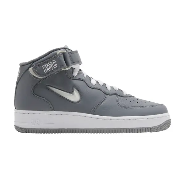 Nike Force 1 Mid Jewel Qs Nyc - Grey