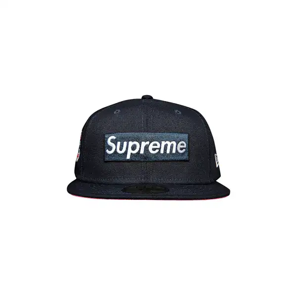 Supreme No Comp Box Logo New Era Cap - Blue | Editorialist