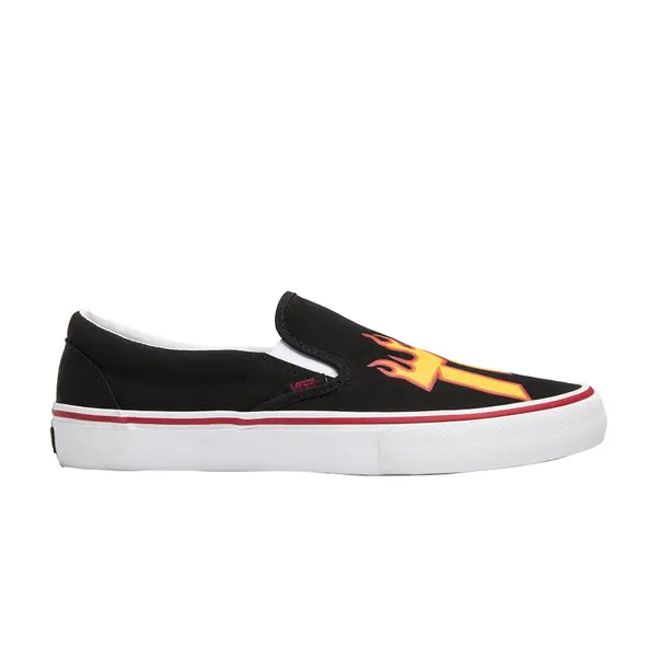 VANS Thrasher X Slip-on Pro 'thrasher - Black | Editorialist