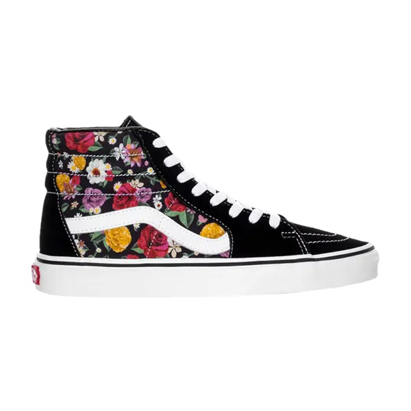 VANS Sk8-hi Slim Lux Floral Sneakers - Black