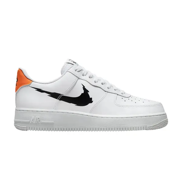 Nike Force 1 Low 'glitch Swoosh' Sneakers - White