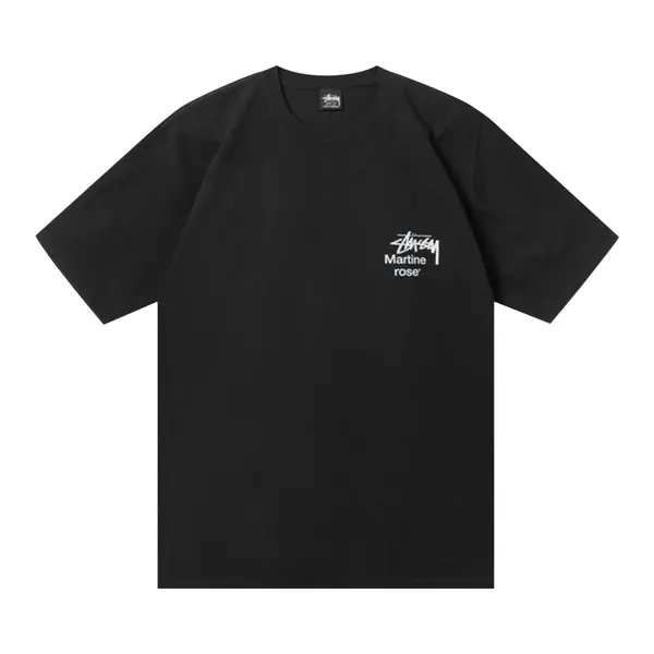 StÜssy X Martine Rose Collage Pigment Dyed Tee - Black