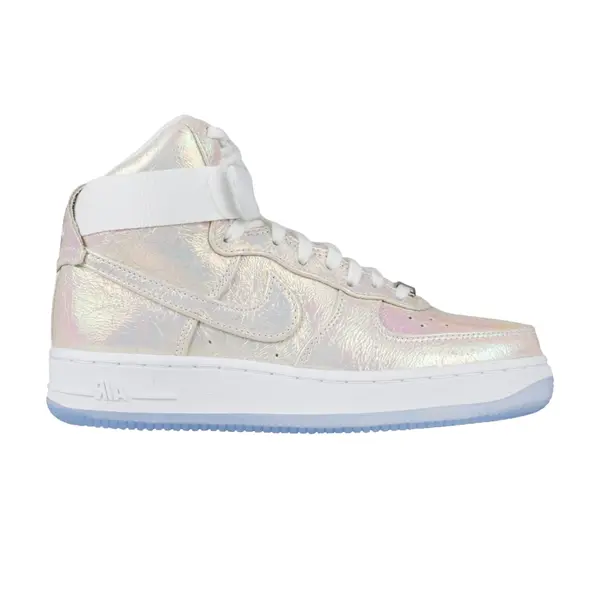 Nike W's Air Force One Hi Prm Qs 'iridescent - White | Editorialist
