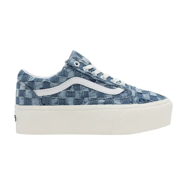 VANS Old Skool Stackform Woven Denim Sneakers - Blue