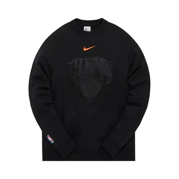 Kith Nike For New York Knicks Fleece Crewneck - Black