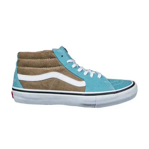 VANS Supreme X Sk8 Mid Pro 'corduroy Croc' Sneakers