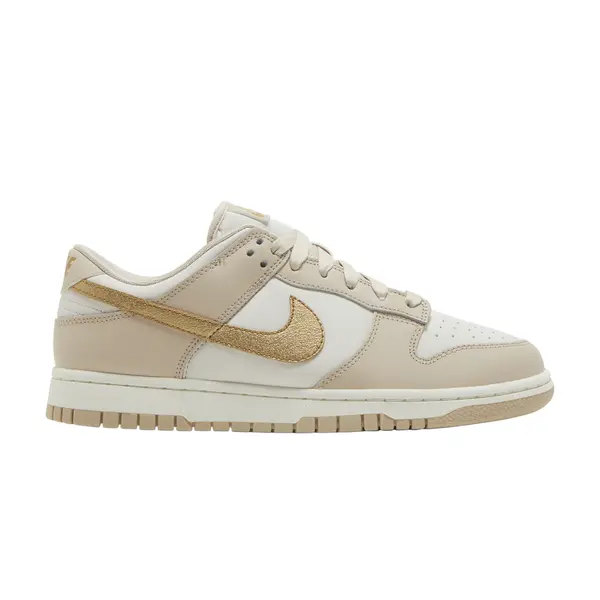 Nike Dunk Low 'gold Swoosh' Sneaker - White