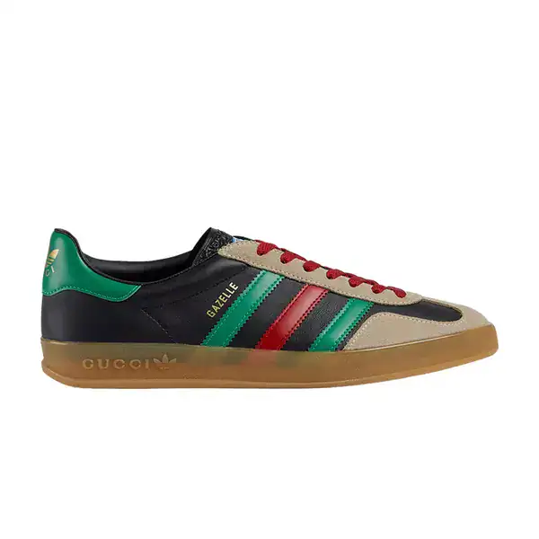 adidas gazelle silver green womens Adidas x Gucci Gazelle Sneaker B