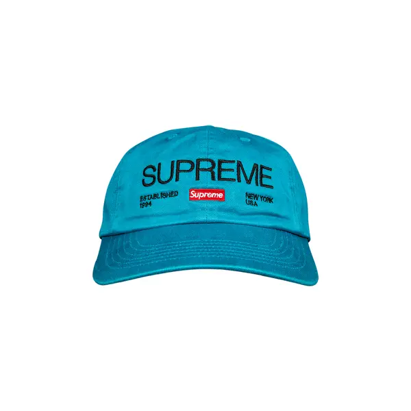 Supreme Est. 1994 6-panel Cap - Teal