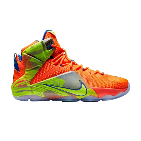 Nike Lebron 12 'six Meridians' Sneakers - Orange