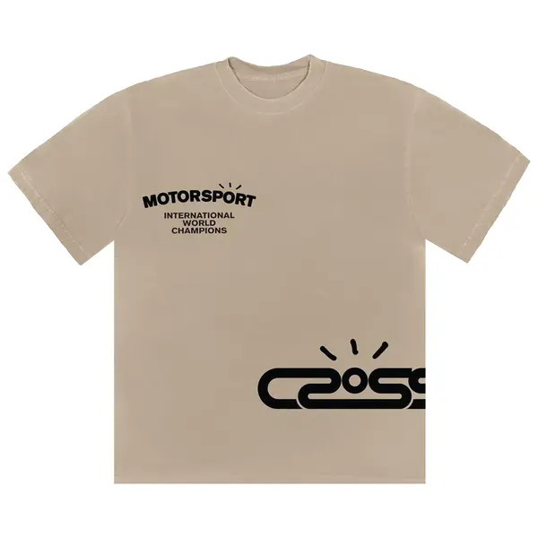 CACTUS JACK BY TRAVIS SCOTT Motor Sport Tee 'sand