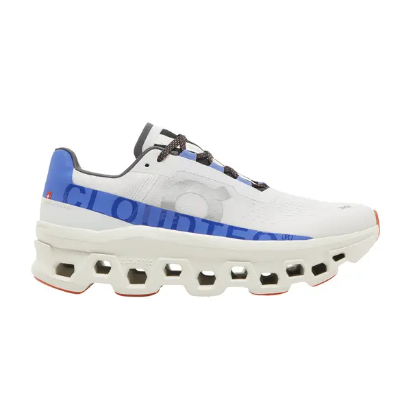 On Cloudmonster Frost Cobalt Sneakers - White