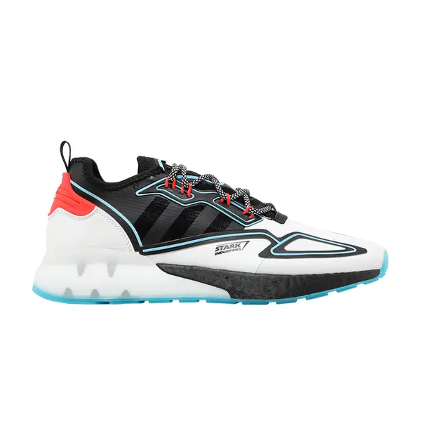 Adidas Marvel X Zx 2k Boost 'stark Industries - White