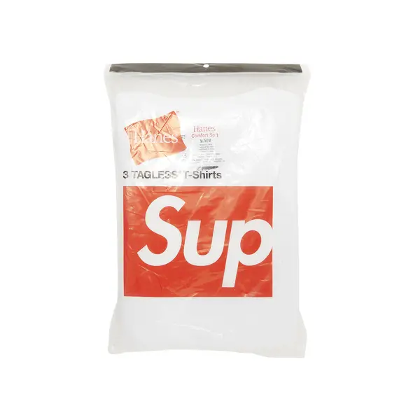 Supreme X Hanes Tagless Tees - White