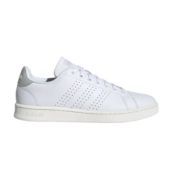 Adidas Advantage Ash Silver Sneakers - White