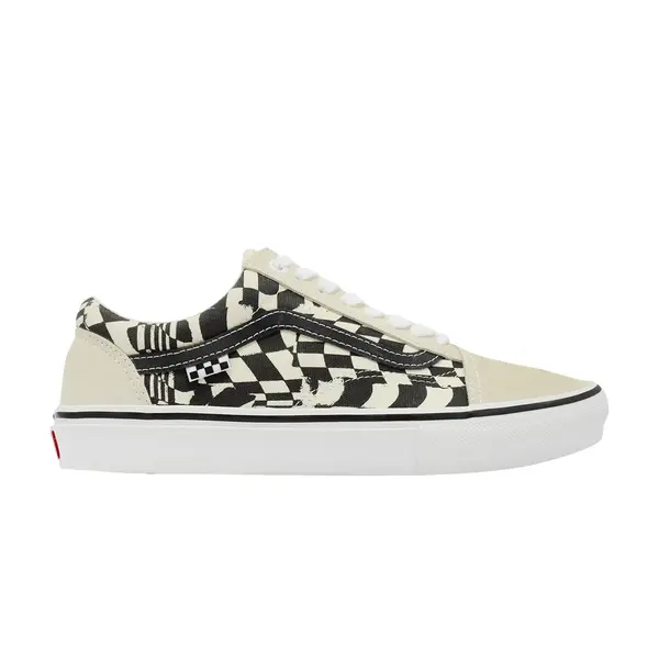 VANS Skate Old Skool Checkerwarp Sneakers - White